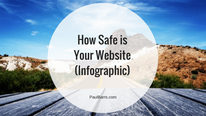 How Safe is Your Website (Infographic) | PaulBarrs.com