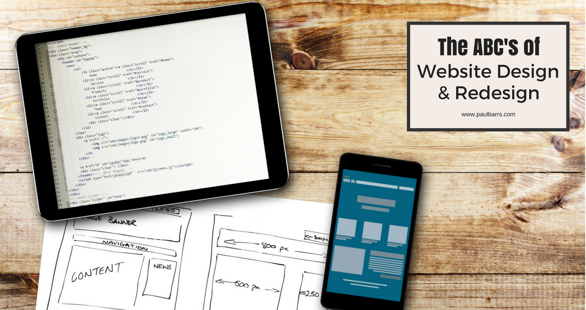 DIY Website Design - Website Design and Dev't | PaulBarrs